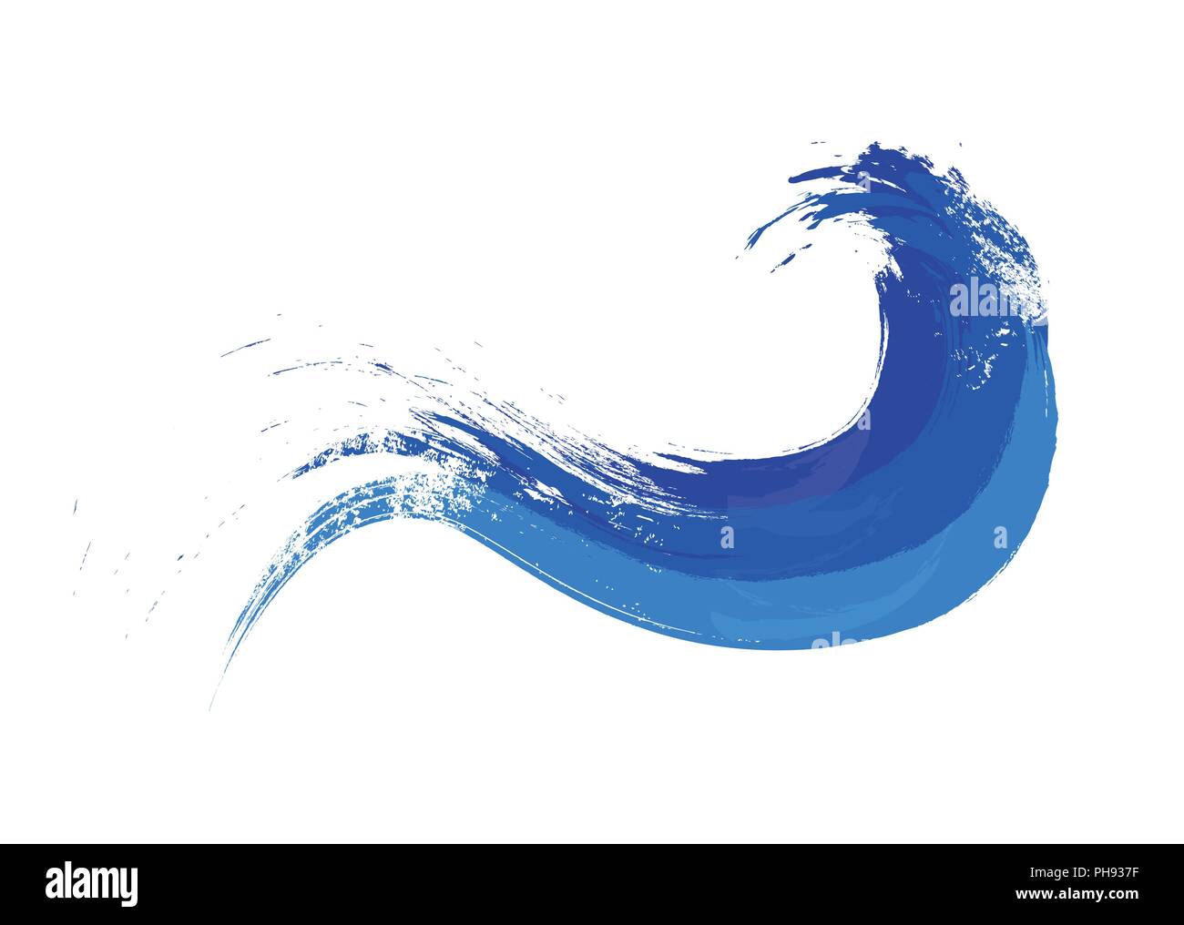 Indigo blue design element Stock Vector Images - Alamy