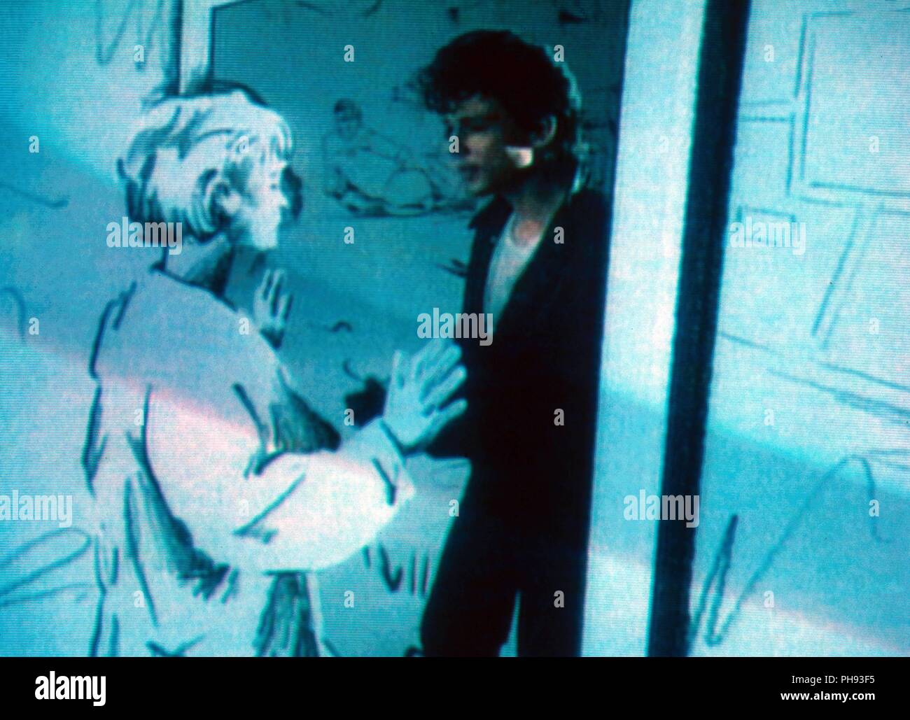 "a-ha", norwegische Popgruppe in ihrem Videoclip zum Song "Take On Me ...