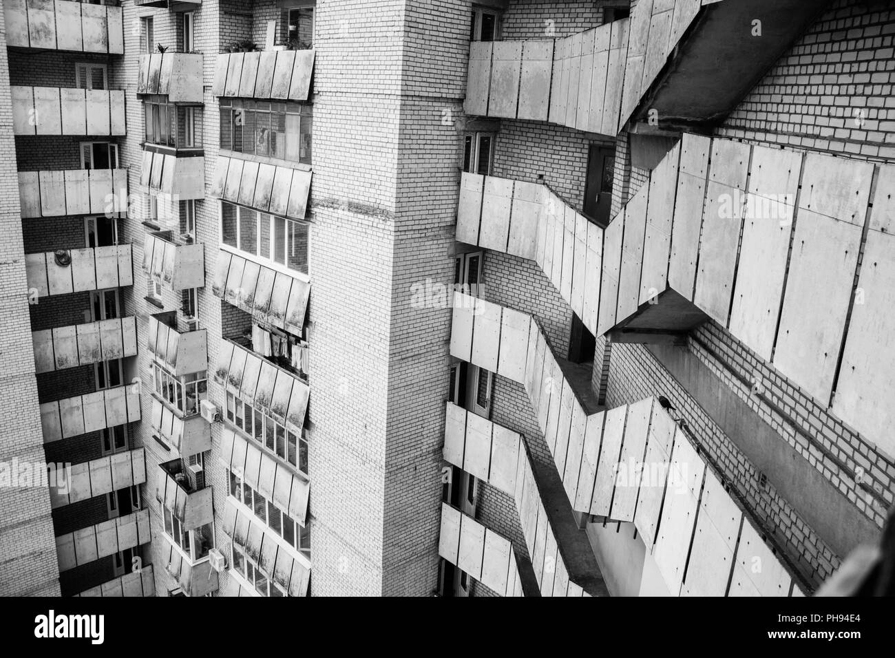 Circular ramp in parking garage Stock Photo - Alamy