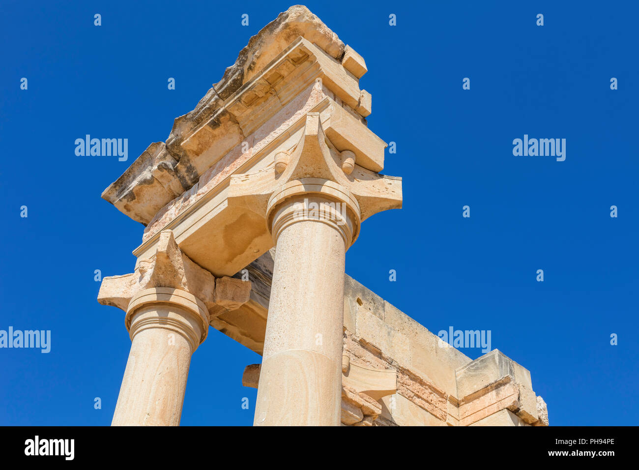 Temple of Apollo Hylates, ancient Greek city Kourion, near Limassol ...