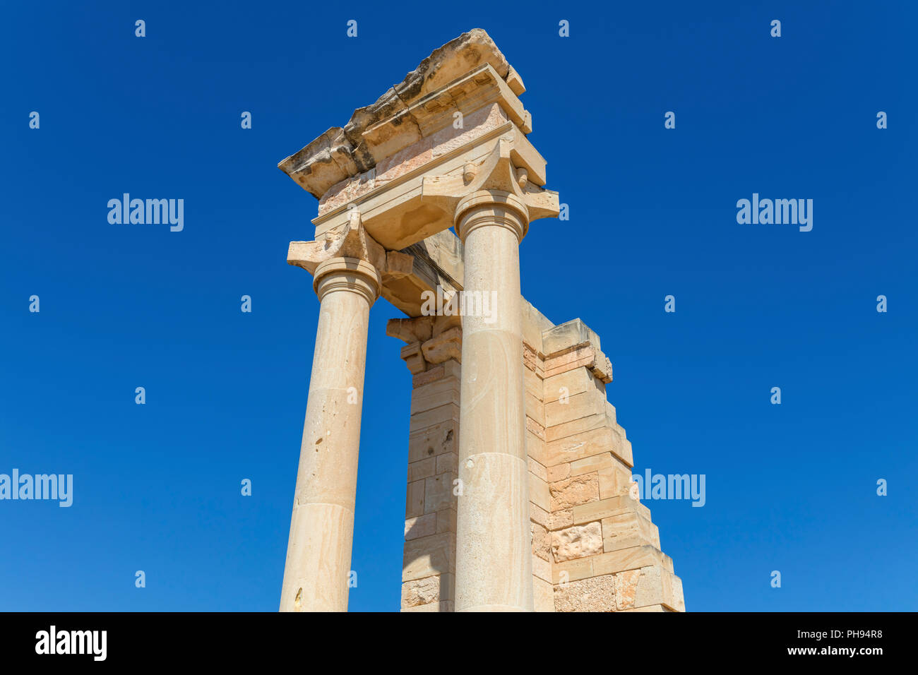 Temple of Apollo Hylates, ancient Greek city Kourion, near Limassol ...