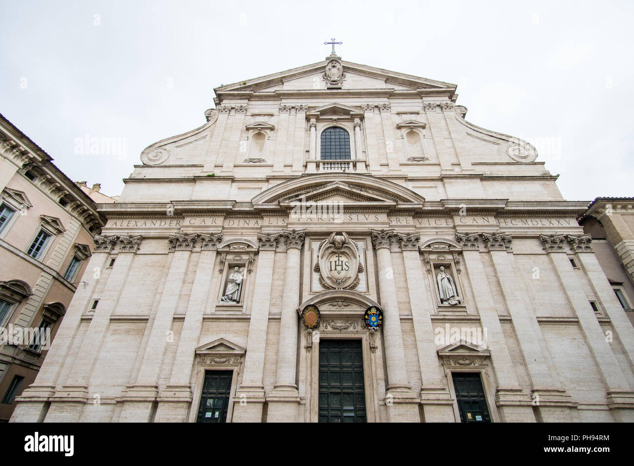The Church of the Gesu in Rome is the main church of the Society of ...