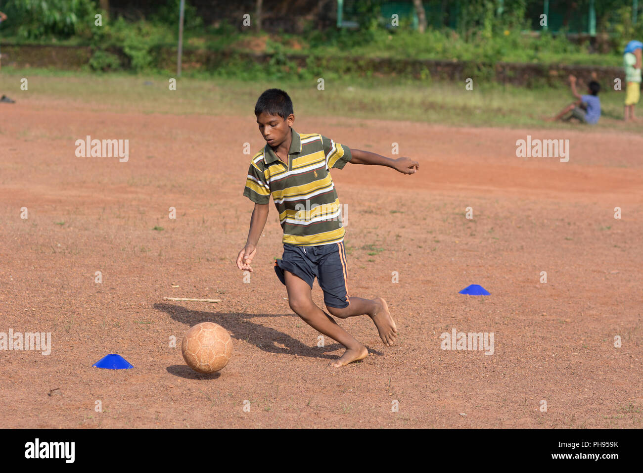 Dust on football field hi-res stock photography and images - Alamy