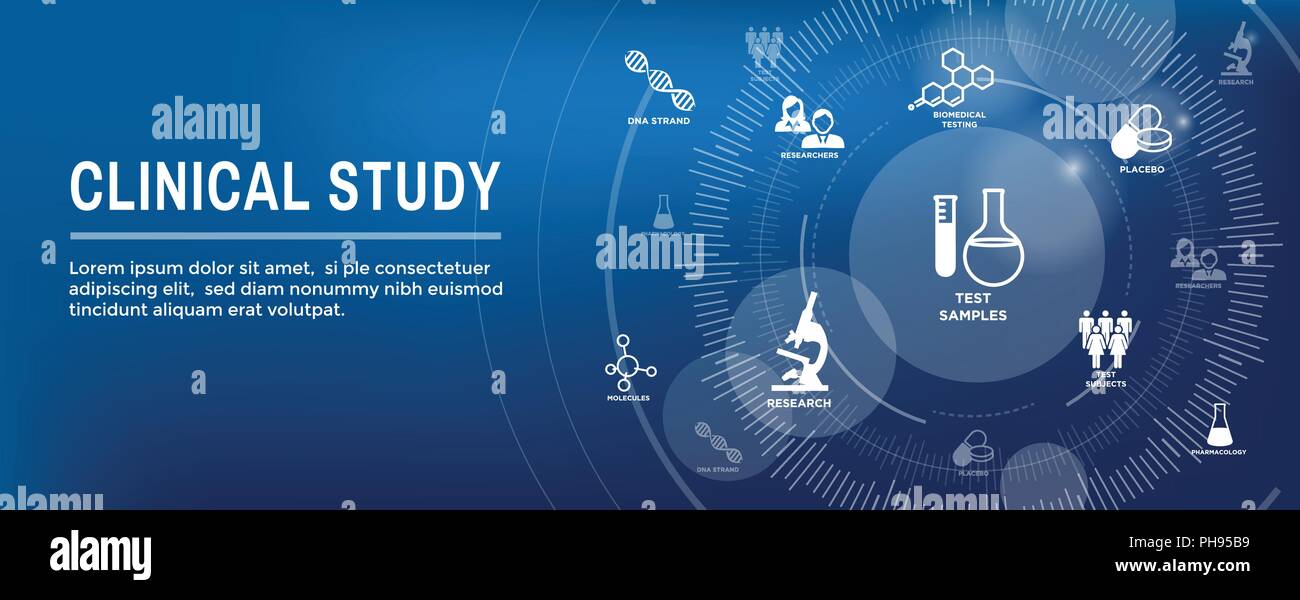 Medical Healthcare Icons with People Charting Disease / Scientific ...