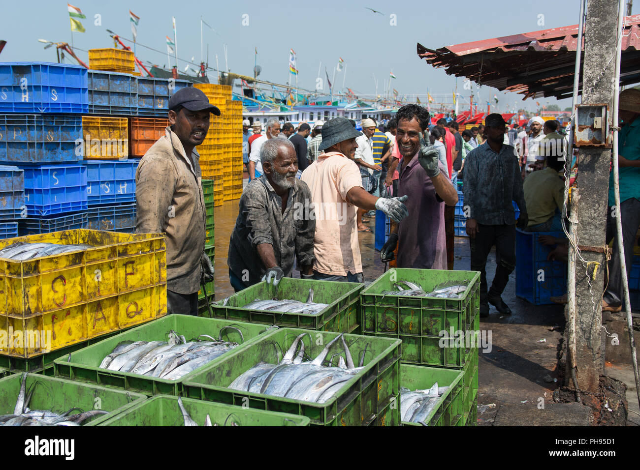 Young Man On Fish Stall High Resolution Stock Photography and Images ...