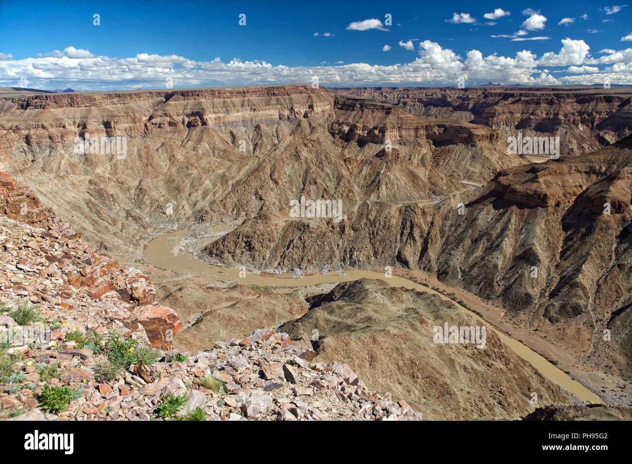 the fish river canyon in the south of namibia Stock Photo - Alamy