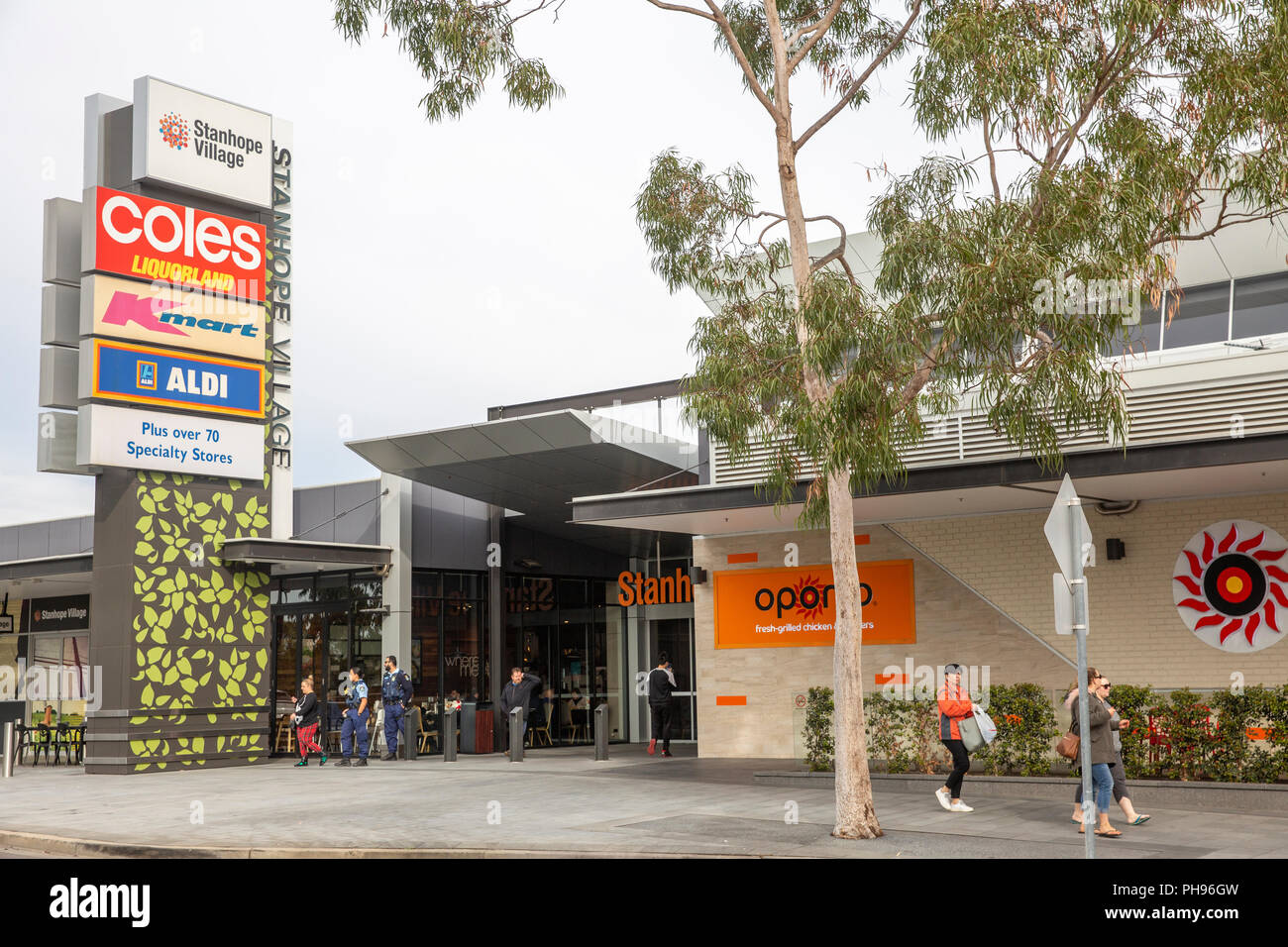 Stanhope Village shopping centre near Blacktown Western Sydney ...