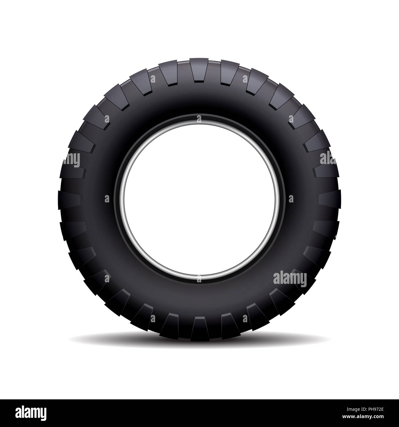 New car tire on Cut Out Stock Images & Pictures - Alamy