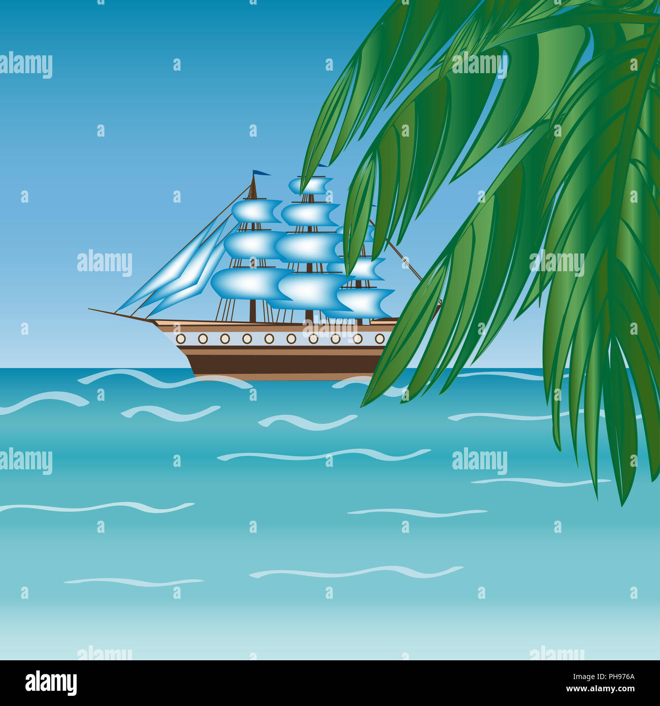 Three masted ship hi-res stock photography and images - Alamy