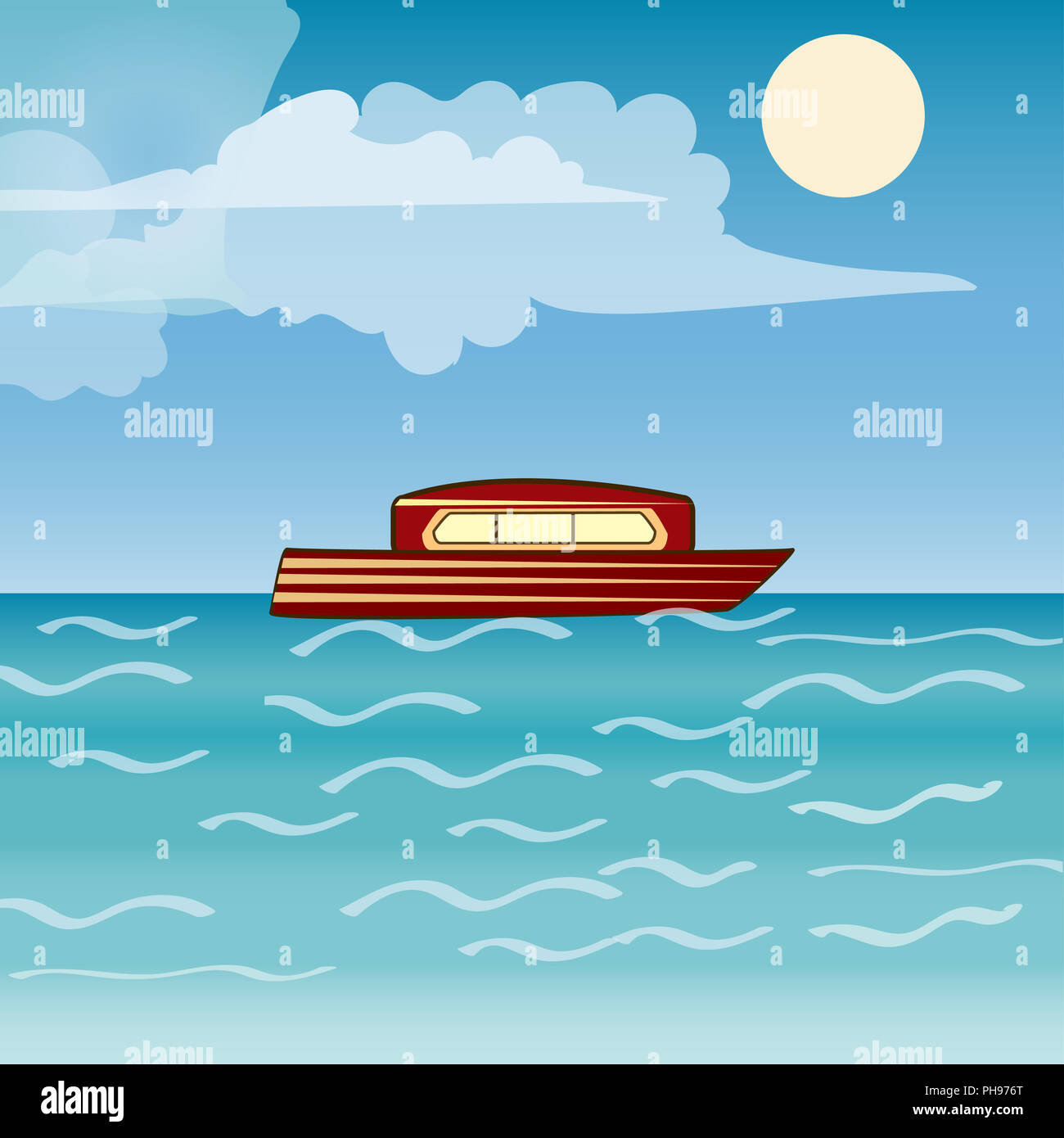 Water transport travel ship across sea river ocean Stock Photo - Alamy