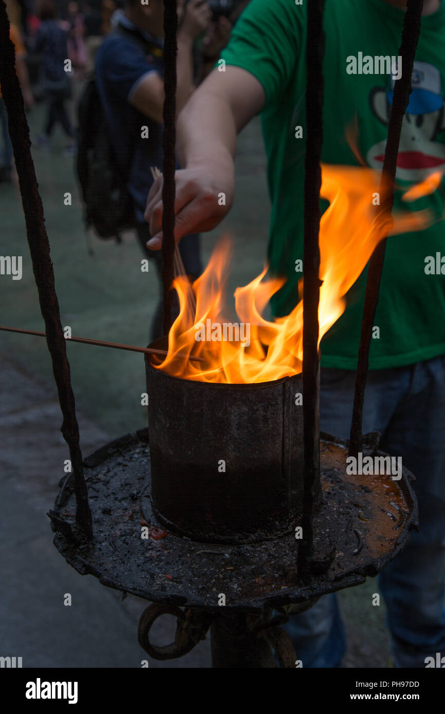 Sacrificial fire hi-res stock photography and images - Alamy