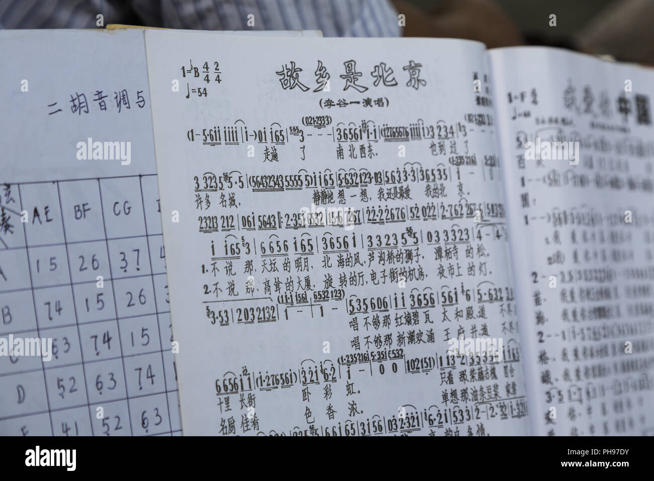Chinesische noten hi-res stock photography and images - Alamy