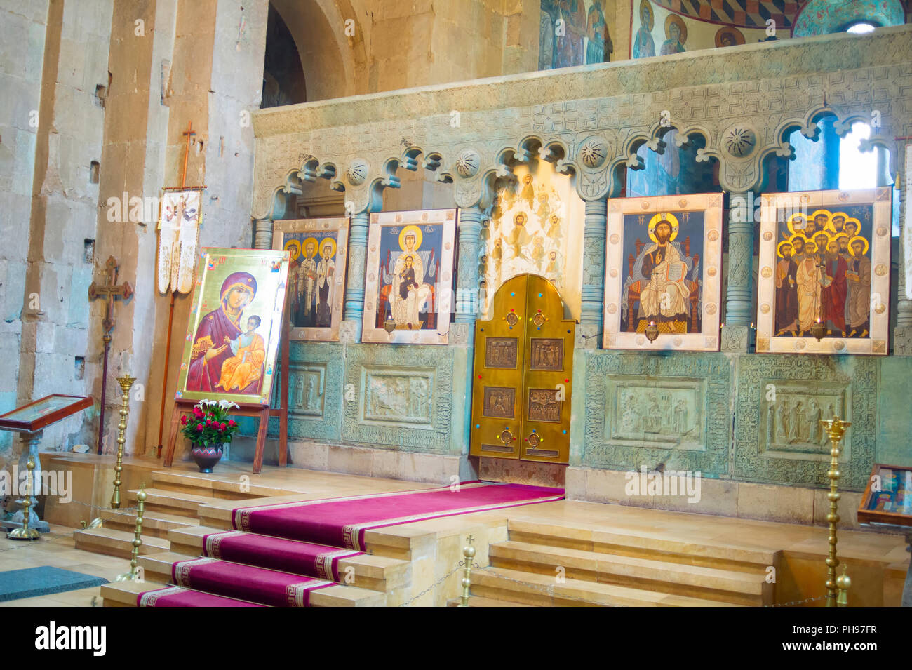 Altar inside svetitskhoveli cathedral hi-res stock photography and ...
