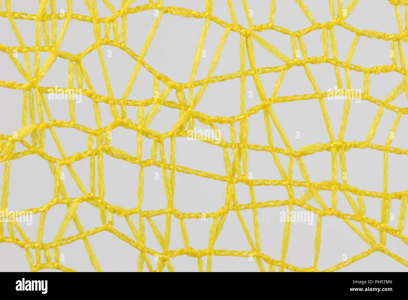 Tangled yellow wires as background Stock Photo - Alamy