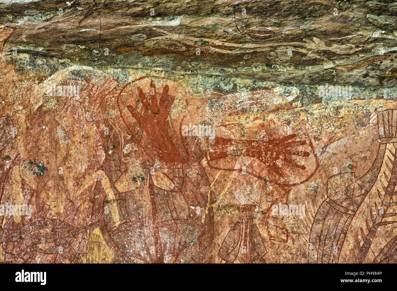 Ancient rock drawing Stock Photo - Alamy