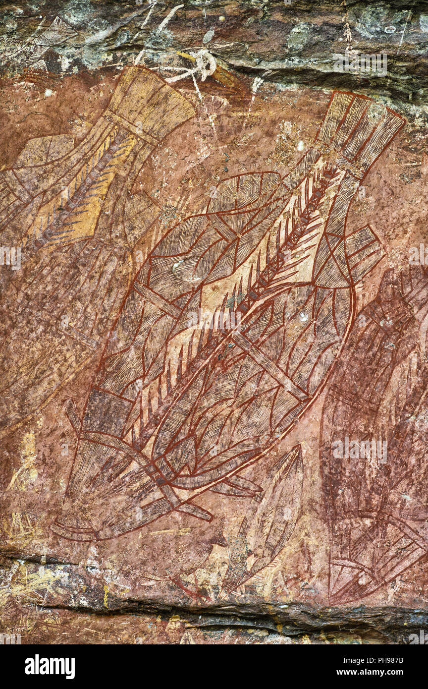 Ancient rock drawing Stock Photo - Alamy