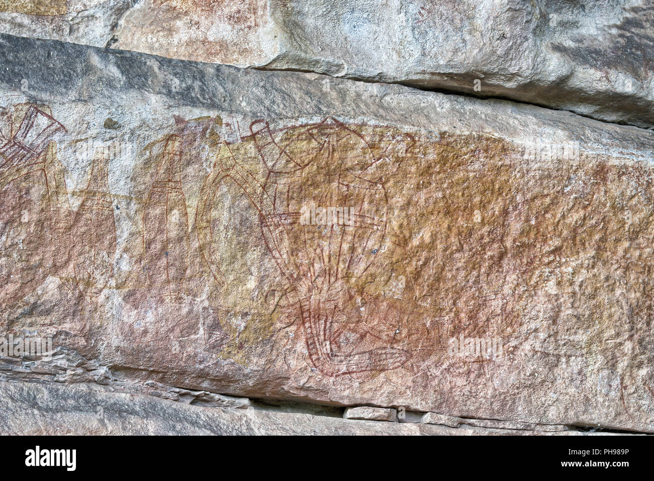 Ancient rock drawing Stock Photo - Alamy