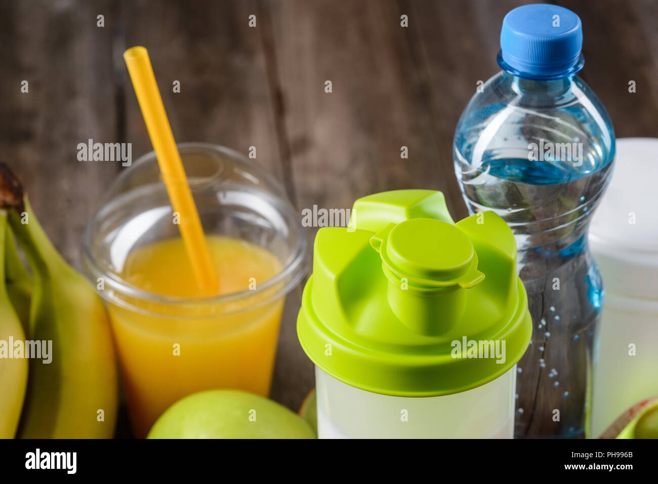 The best drinks for trainings Stock Photo - Alamy
