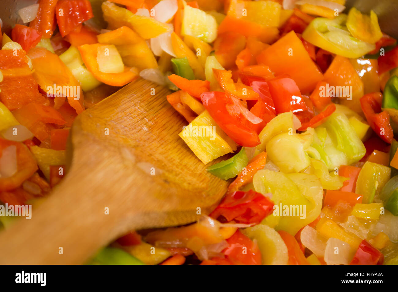 Cooking stew with mixed and colorfull vegetables Stock Photo - Alamy