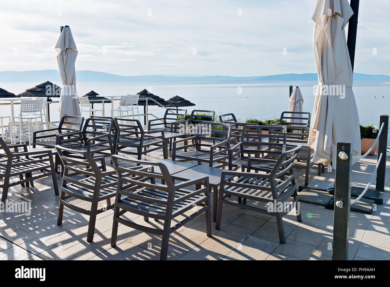 Beautiful chairs sea hi-res stock photography and images - Alamy