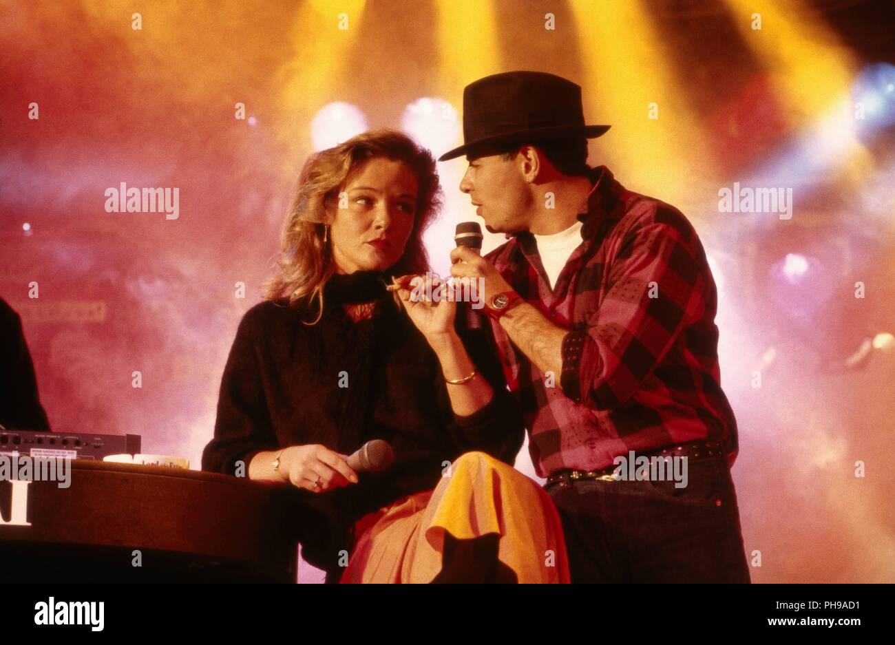 Andrea, deutsche Sängerin, bei einem Auftritt bei "Rock Pop" in ...