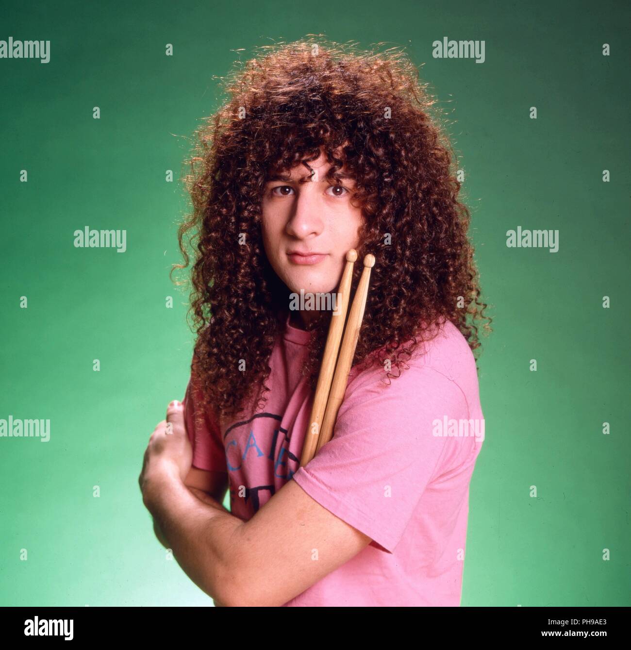 Greg D'Angelo, Schlagzeuger von "White Lion", amerikanische Rockband ...