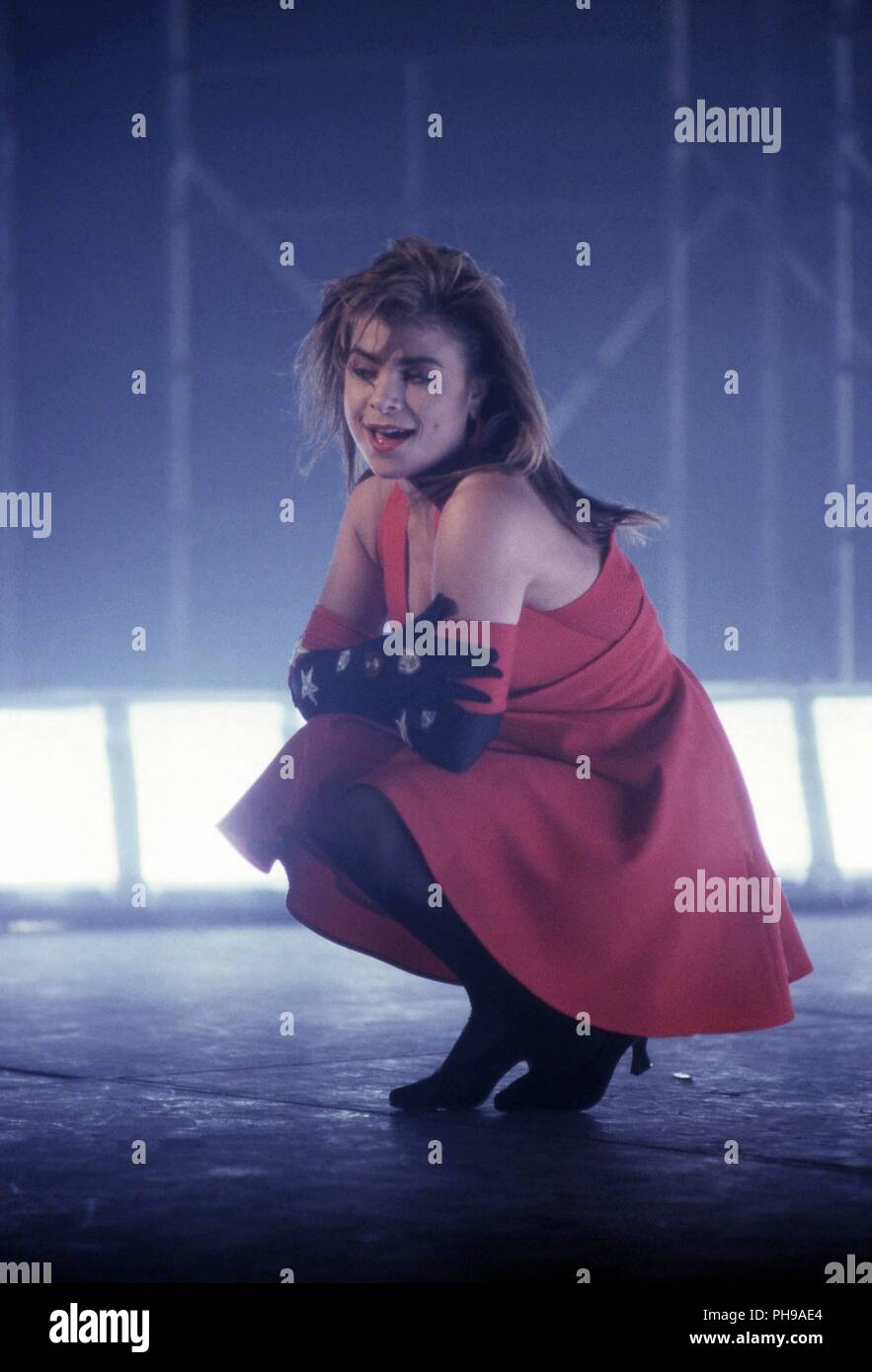 Paula Abdul, amerikanische Sängerin und Choreografin, beim Videodreh in ...