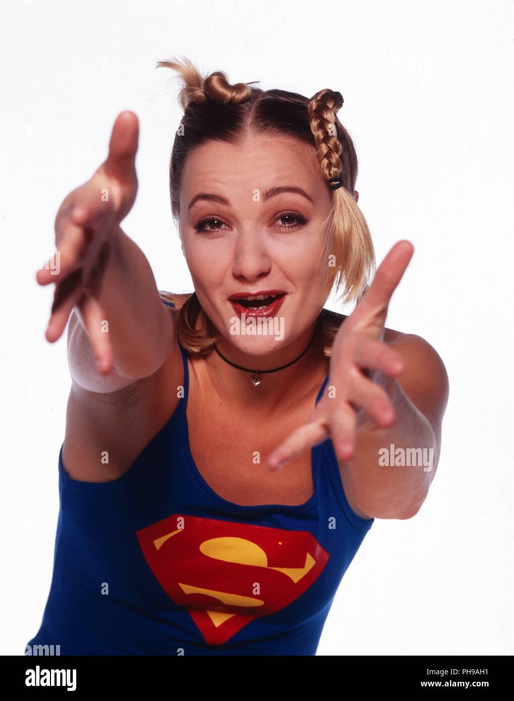 "Whigfield", dänische Sängerin, bei einem Promoshoot in München ...