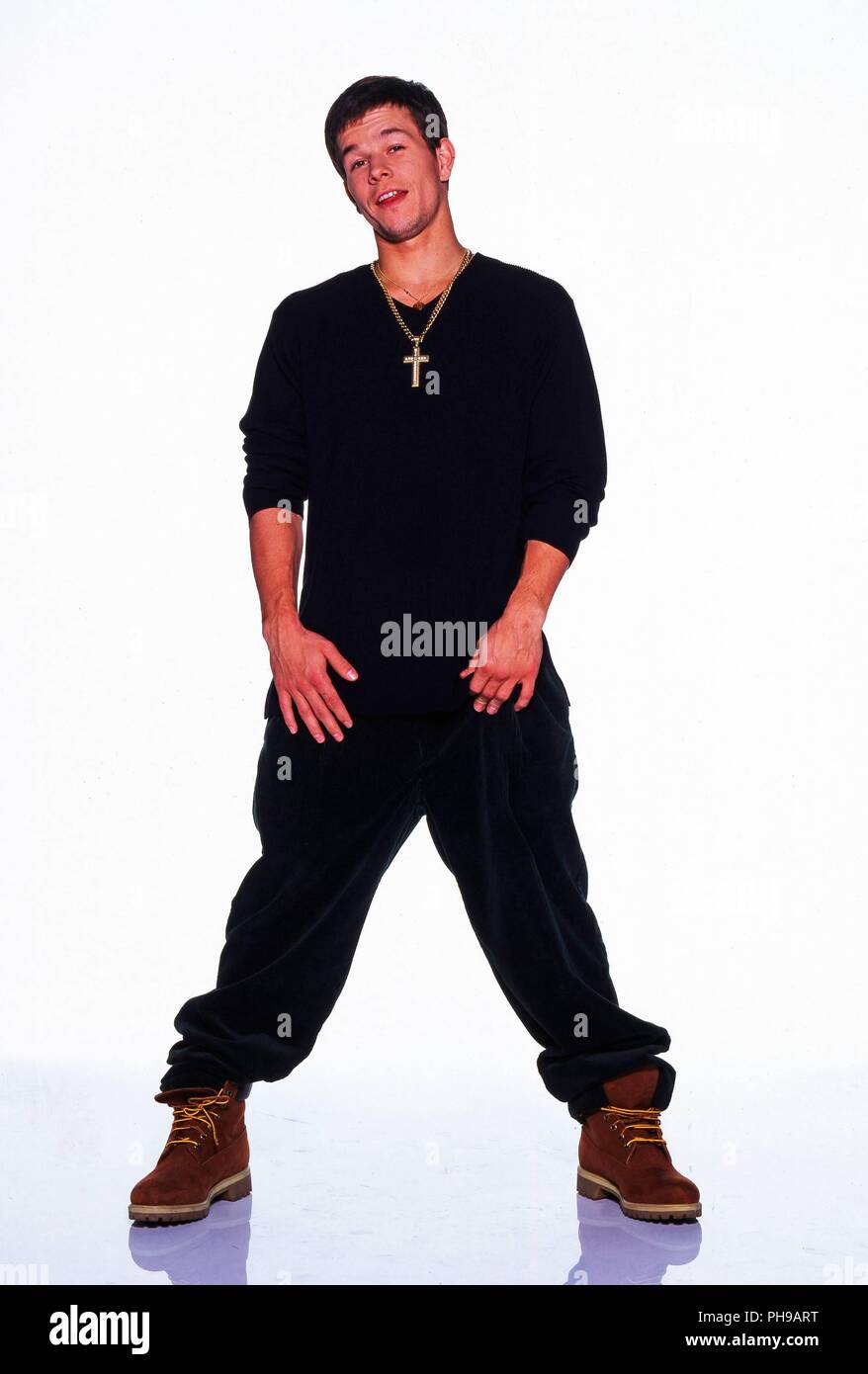 Mark Wahlberg, amerikanischer Sänger und Schauspieler, im Fotostudio in ...