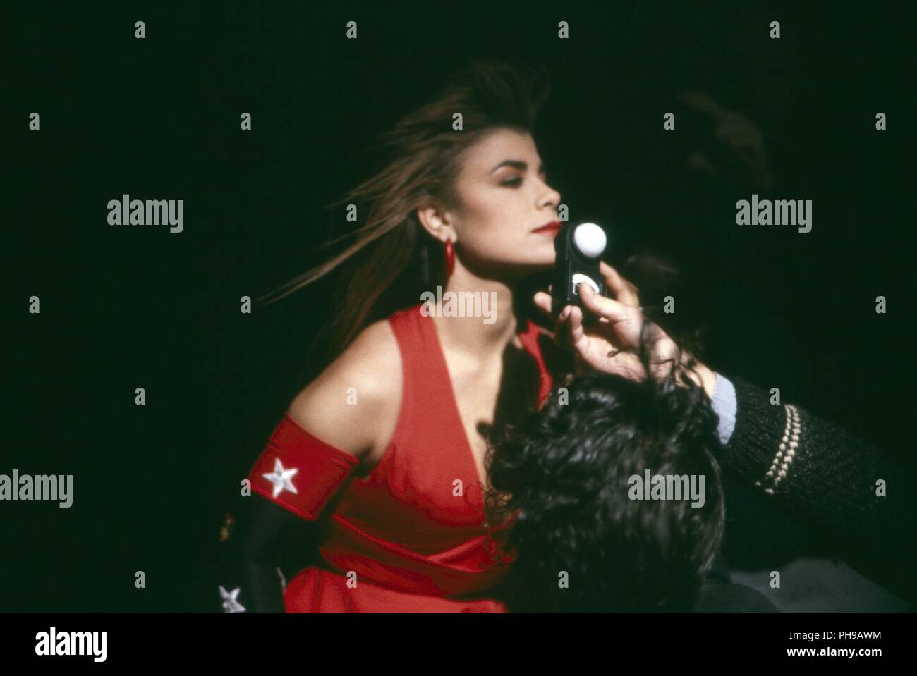 Paula Abdul, amerikanische Sängerin und Choreografin, beim Videodreh in ...