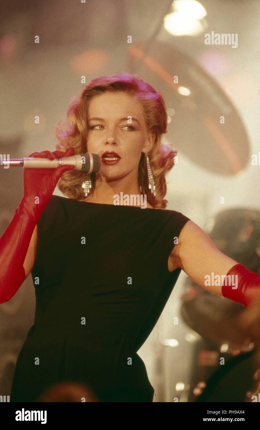 Andrea, deutsche Sängerin, bei einem Auftritt bei "Rock Pop" in ...