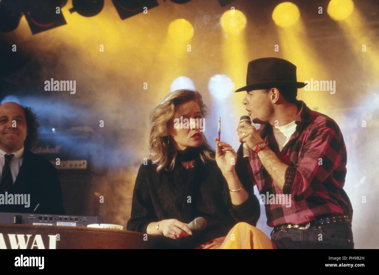 Andrea, deutsche Sängerin, bei einem Auftritt bei "Rock Pop" in ...