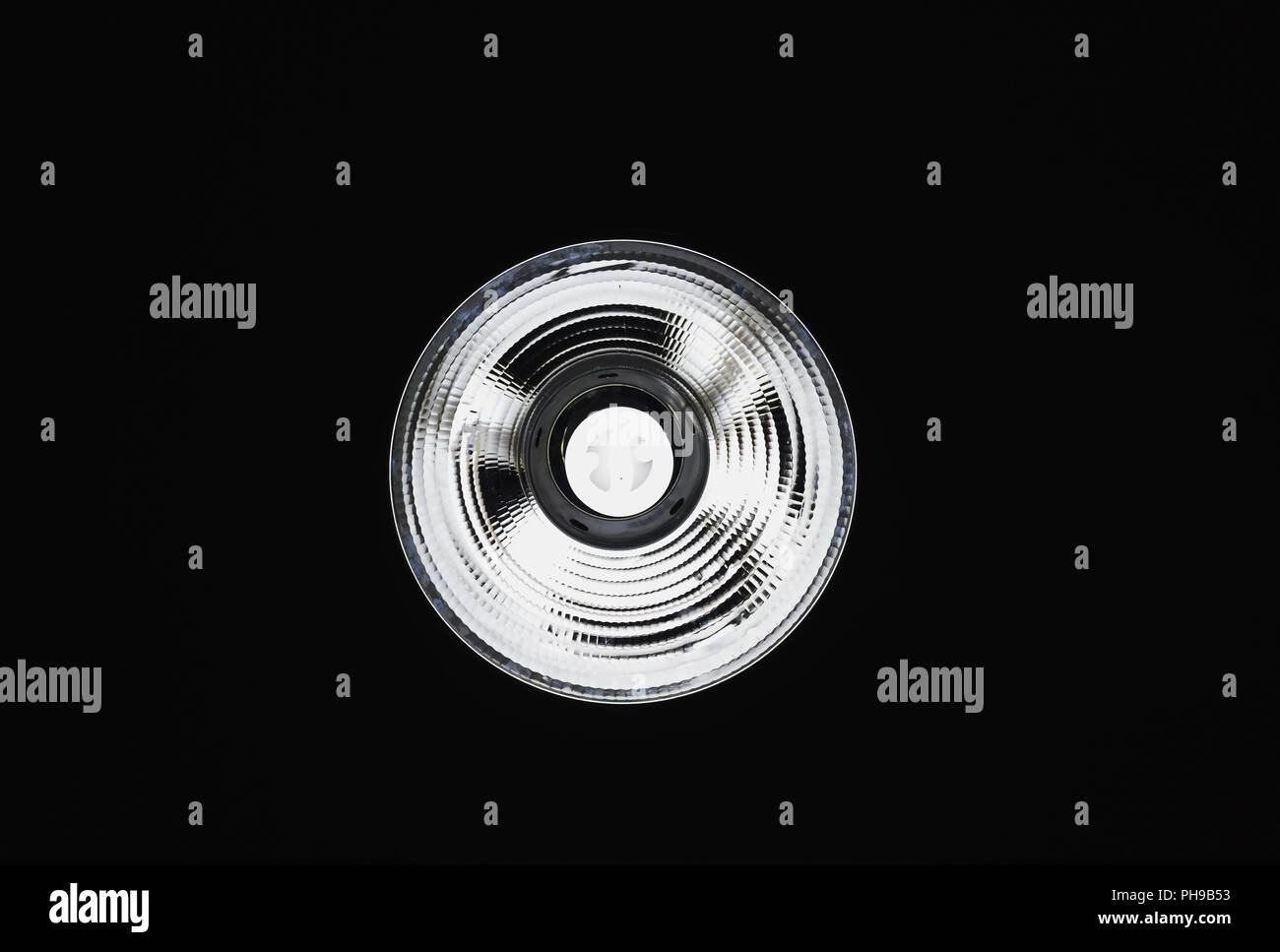 CFL Light Bulb in the Dark Ceiling background,bulb light background ...