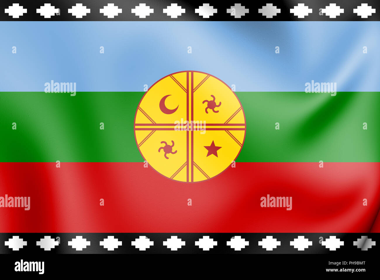 Flag of mapuche hi-res stock photography and images - Alamy