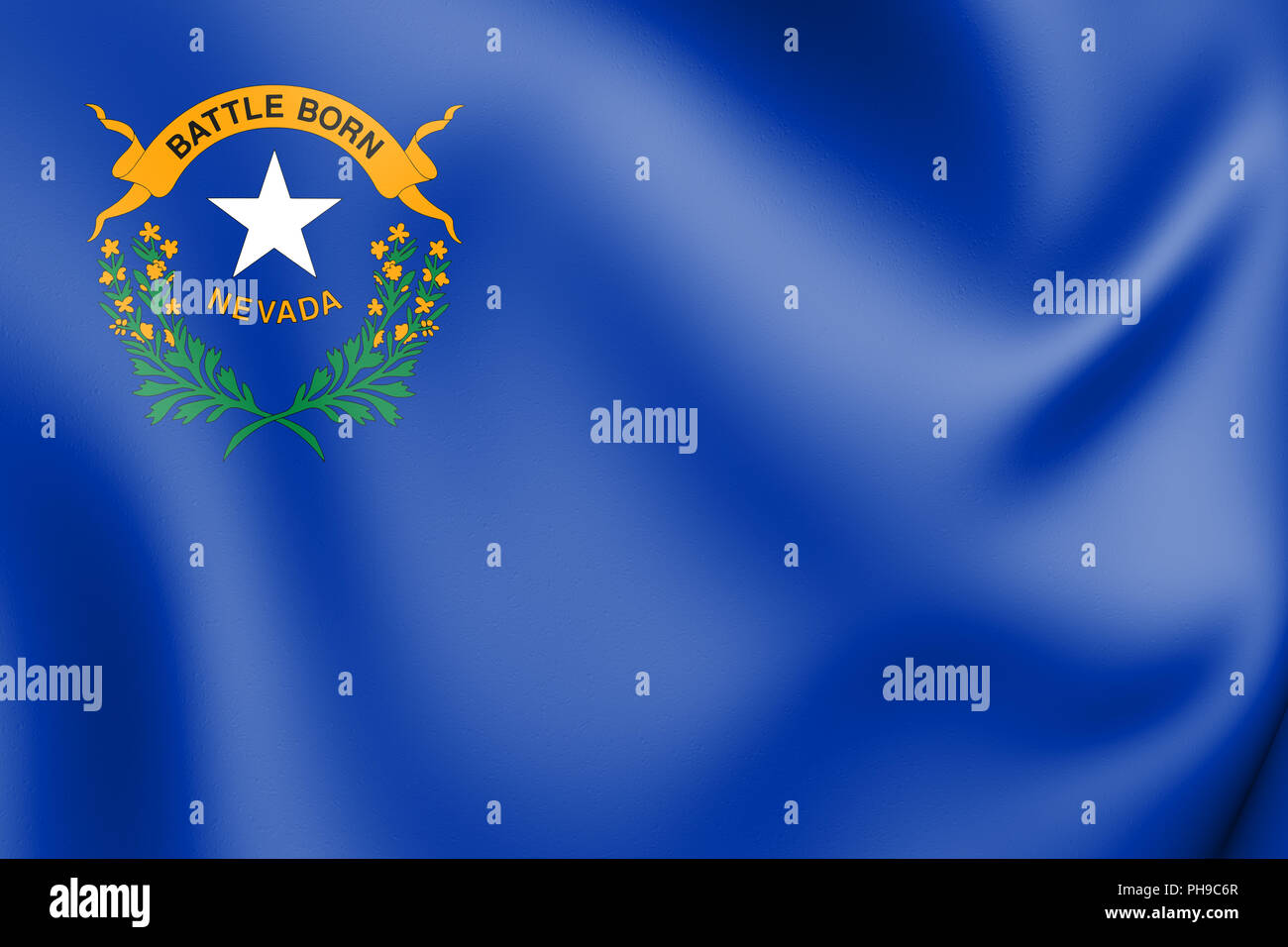 Nevada state flag hi-res stock photography and images - Alamy