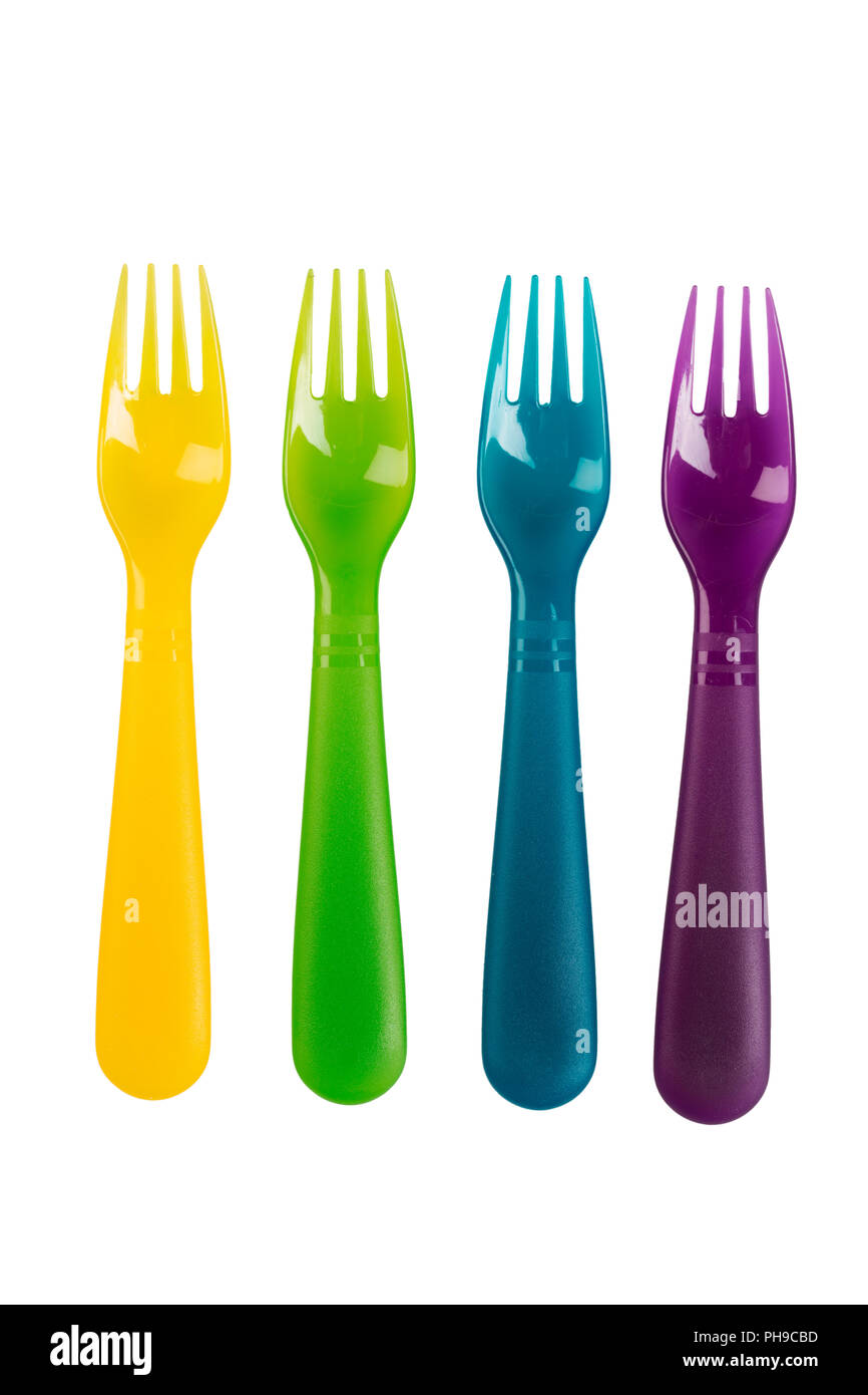 set of plastic forks Stock Photo - Alamy