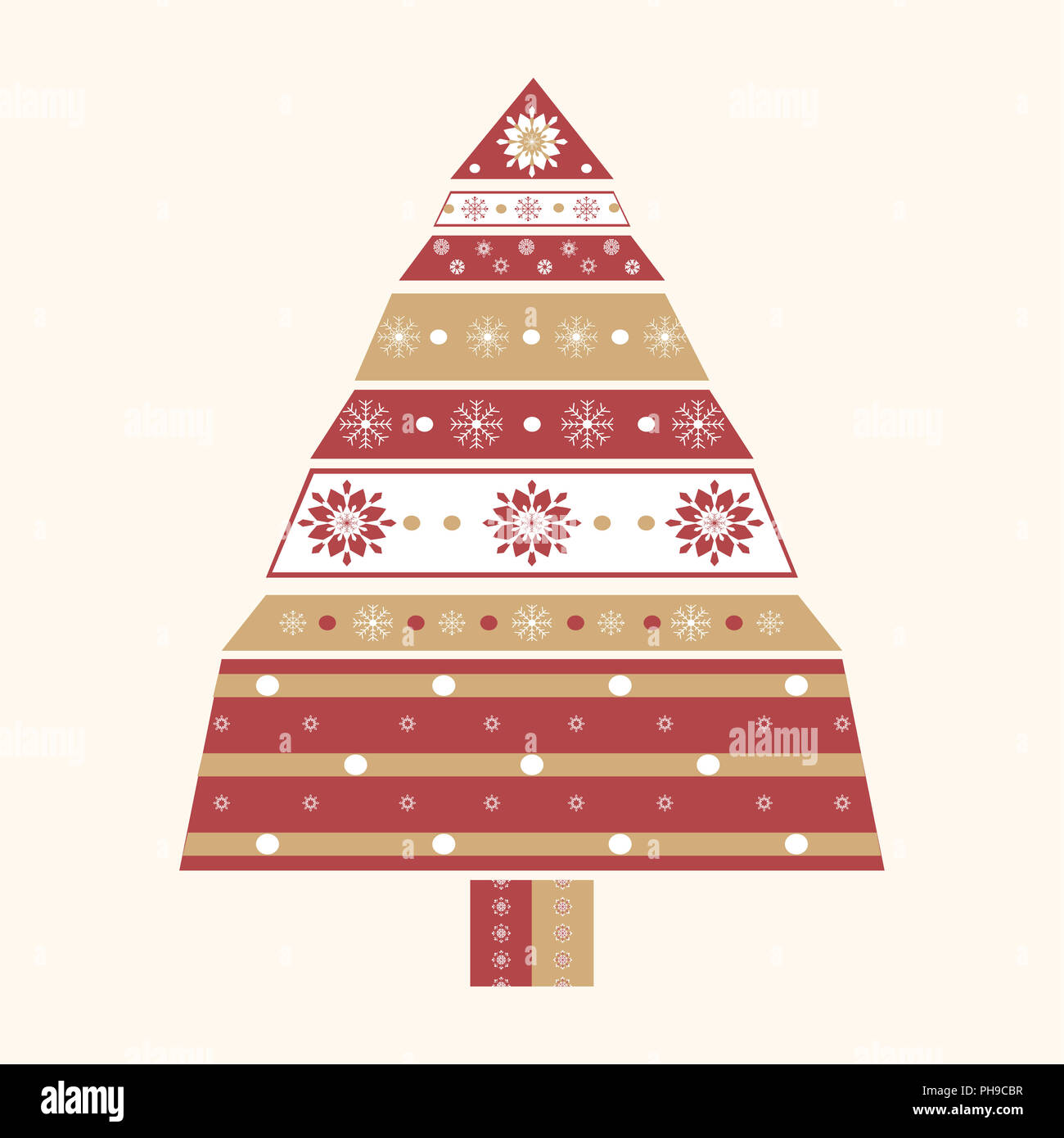 Christmas tree card background Stock Photo - Alamy