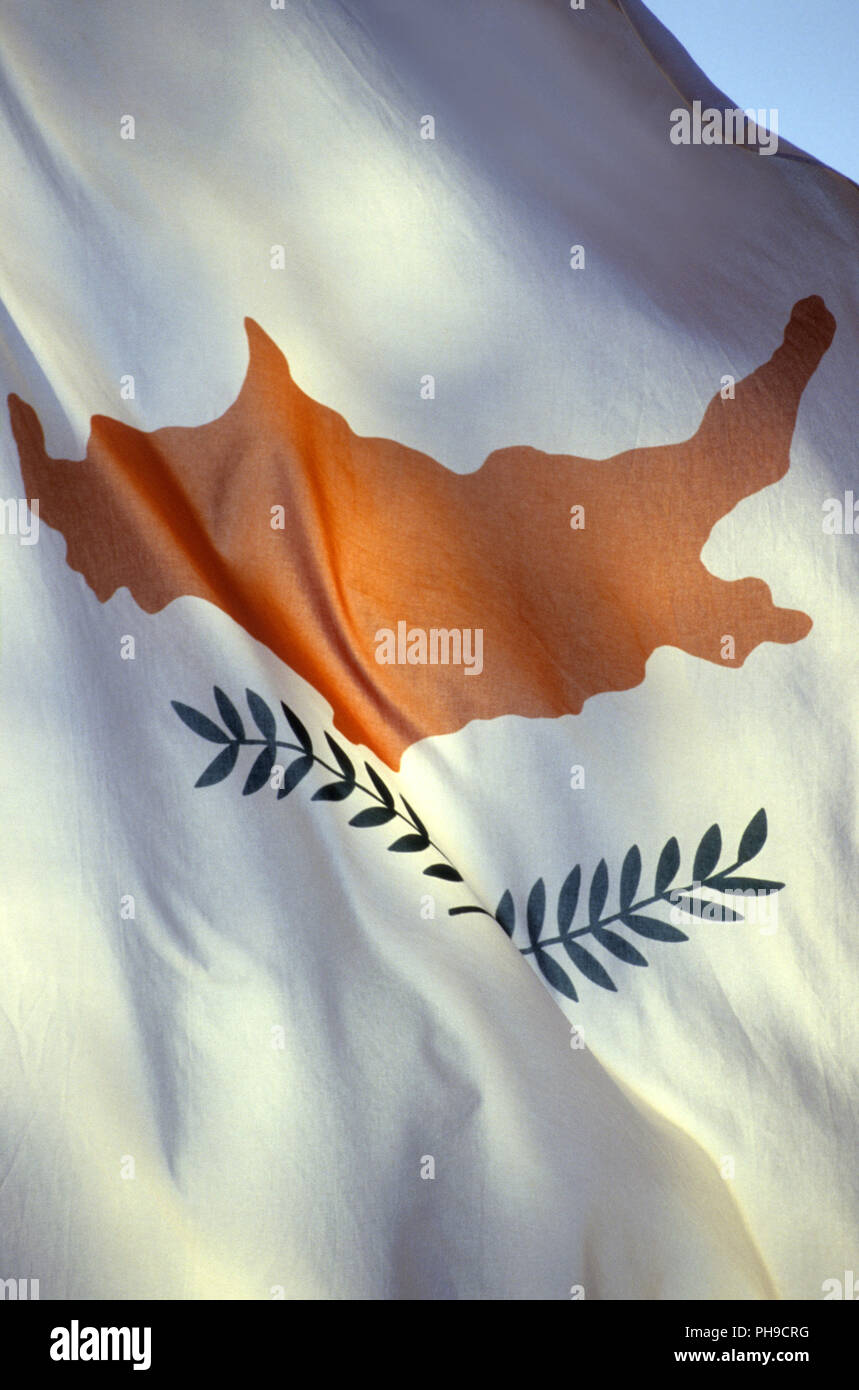 Flag of Cyprus Stock Photo - Alamy