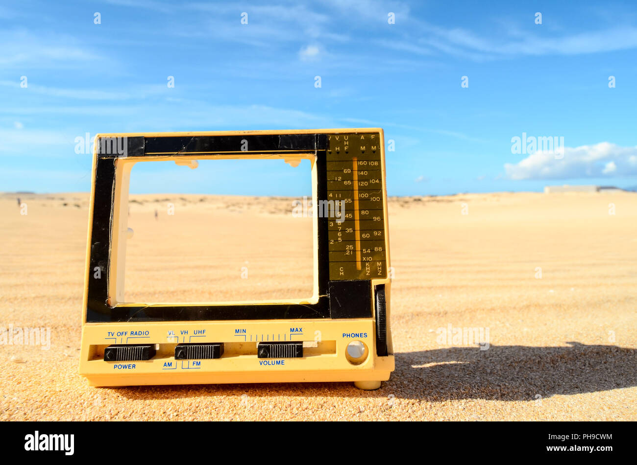 Object in the Dry Desert Stock Photo - Alamy