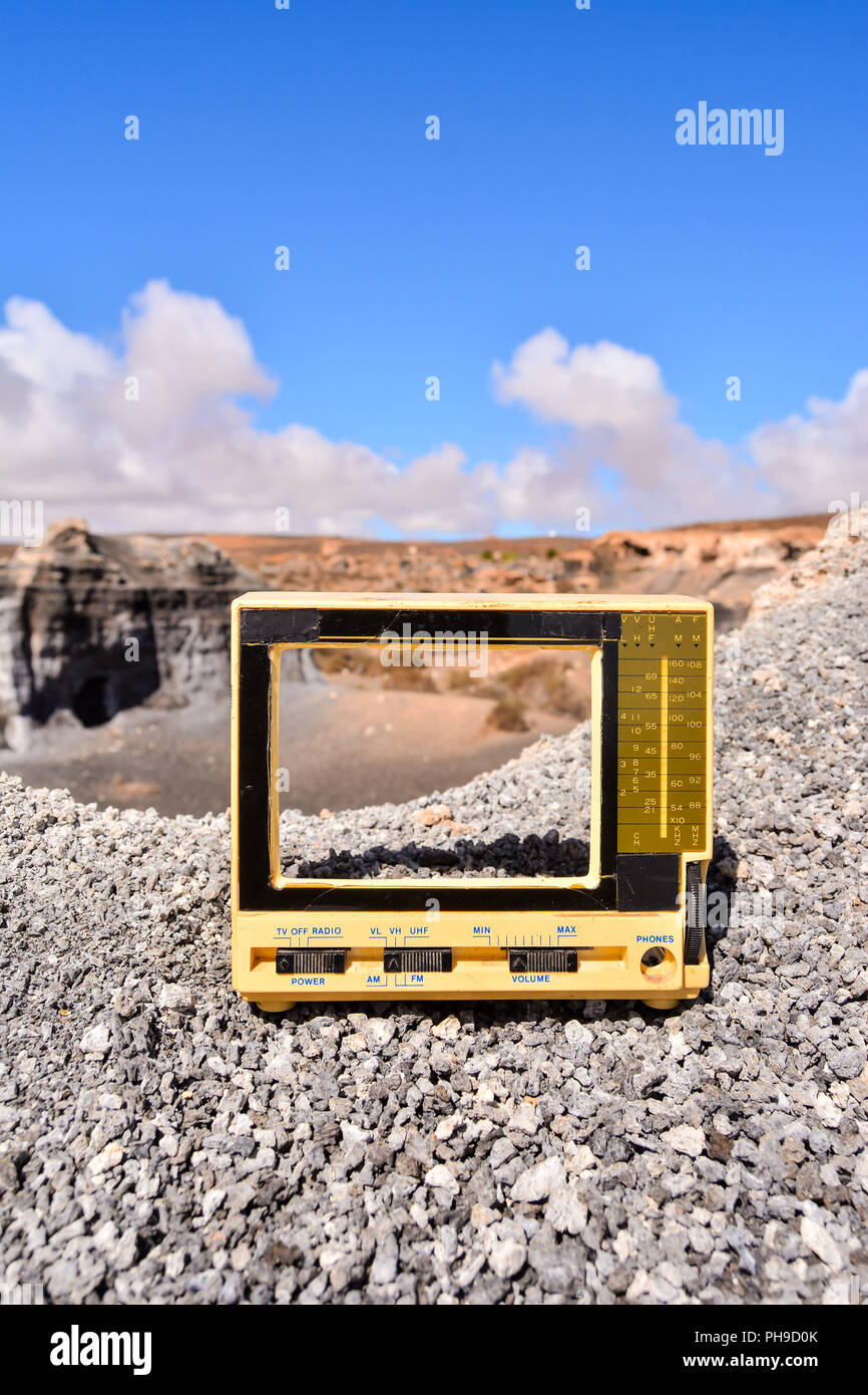 Object in the Dry Desert Stock Photo - Alamy