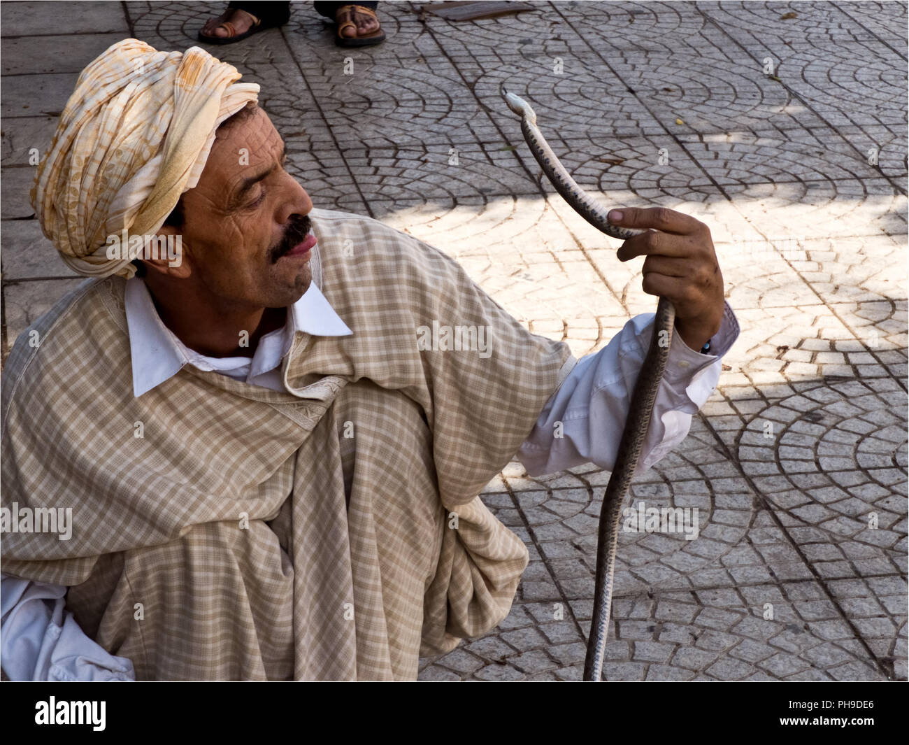 Snake Charmer, Morocco Stock Photo - Alamy