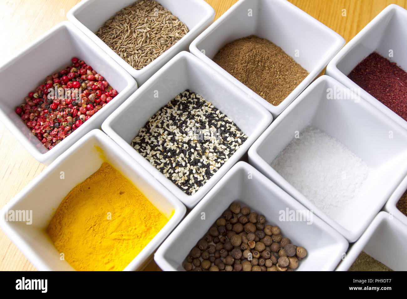 Colorful Spices Background Stock Photo - Alamy