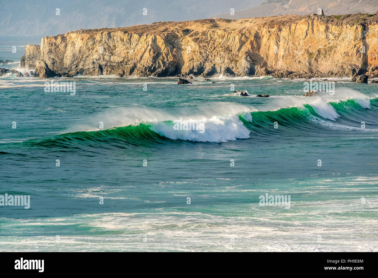 USA Pacific coast, Sand Dollar Beach, Big Sur, California Stock Photo ...