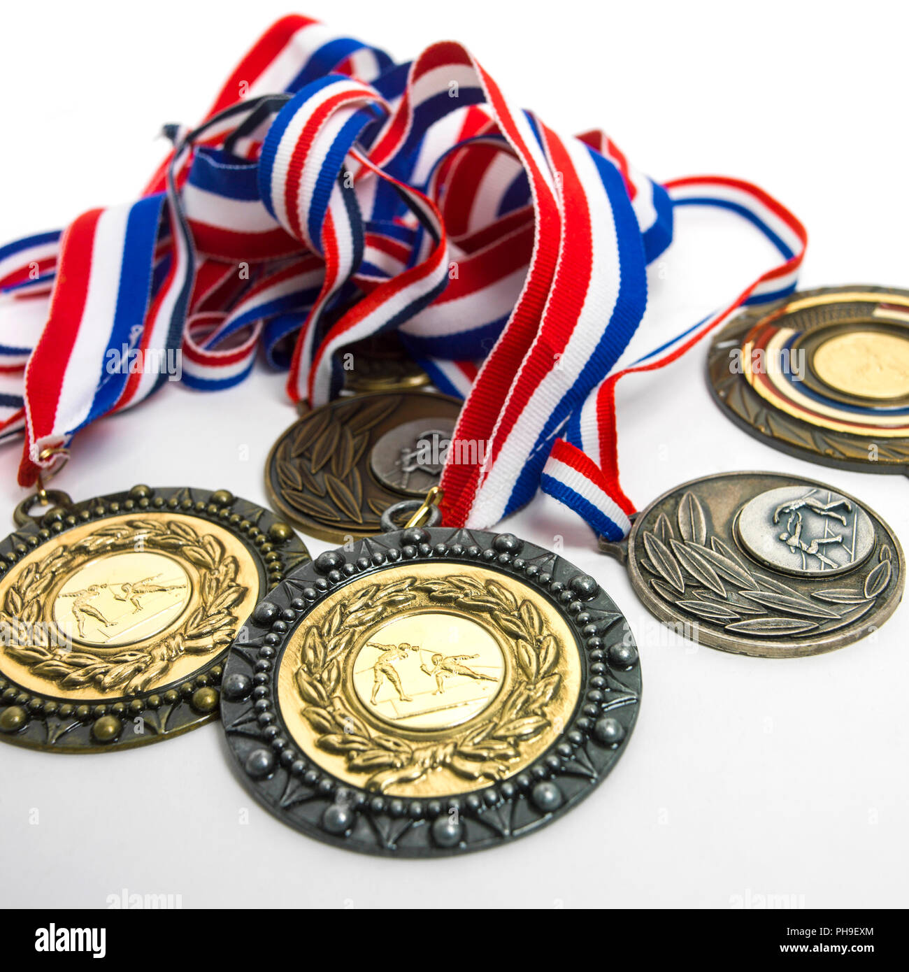 Medals ribbon hi-res stock photography and images - Alamy
