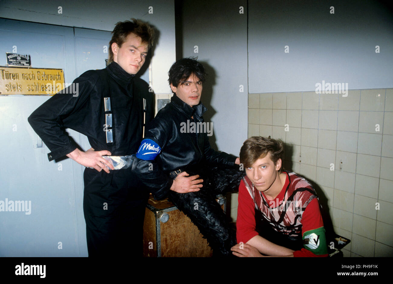 Alphaville (v.l. Frank Mertens, Marian Gold, Bernhard Lloyd) on 08.06. ...