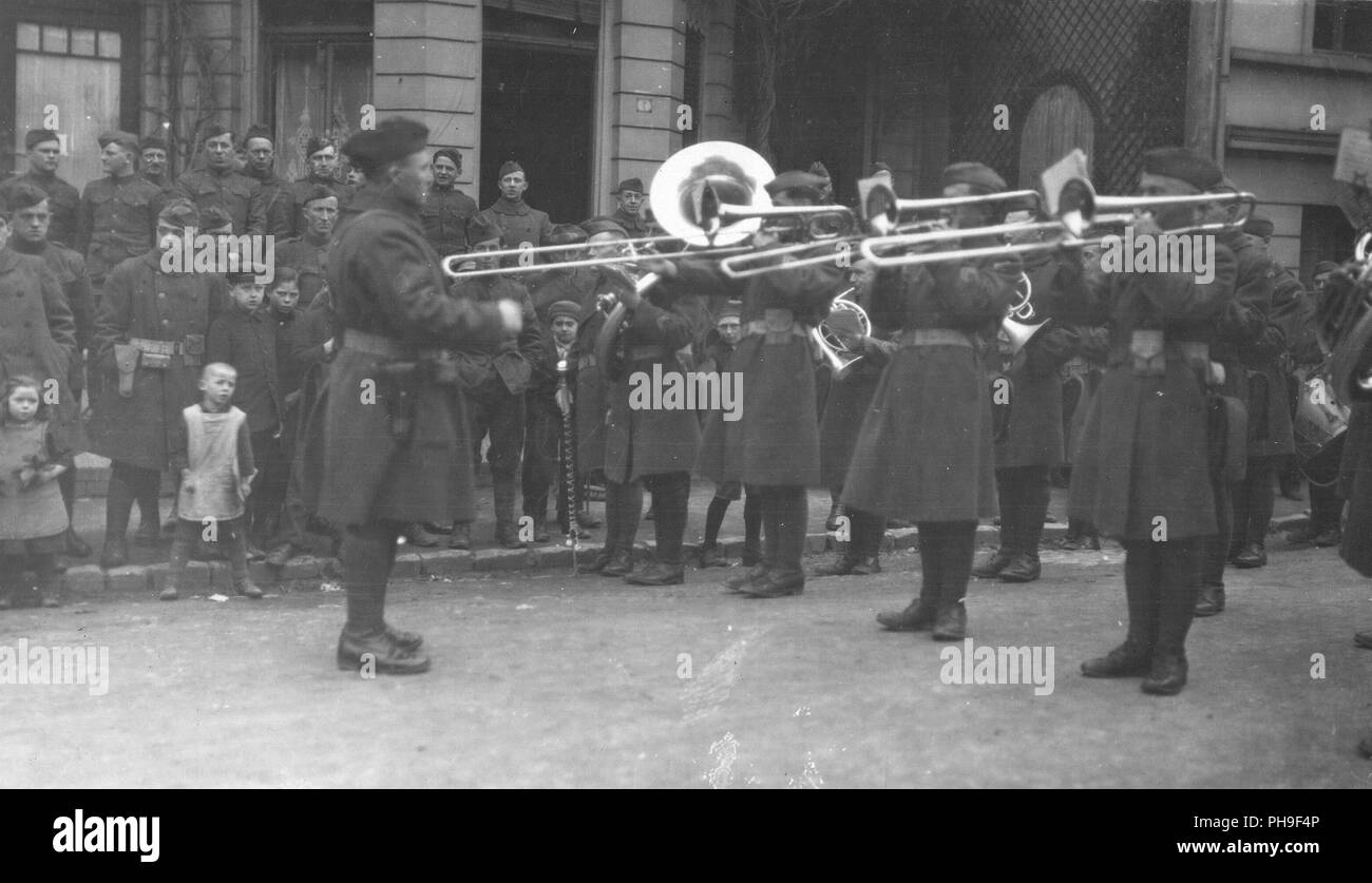 Ww i german band Black and White Stock Photos & Images - Alamy