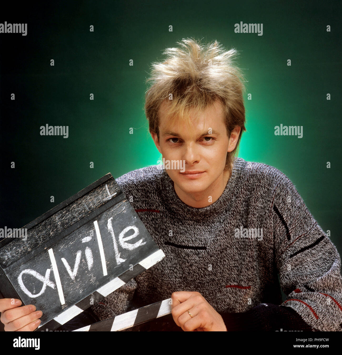 Frank Mertens (Alphaville) on 20.09.1984 in München/Munich. | usage ...