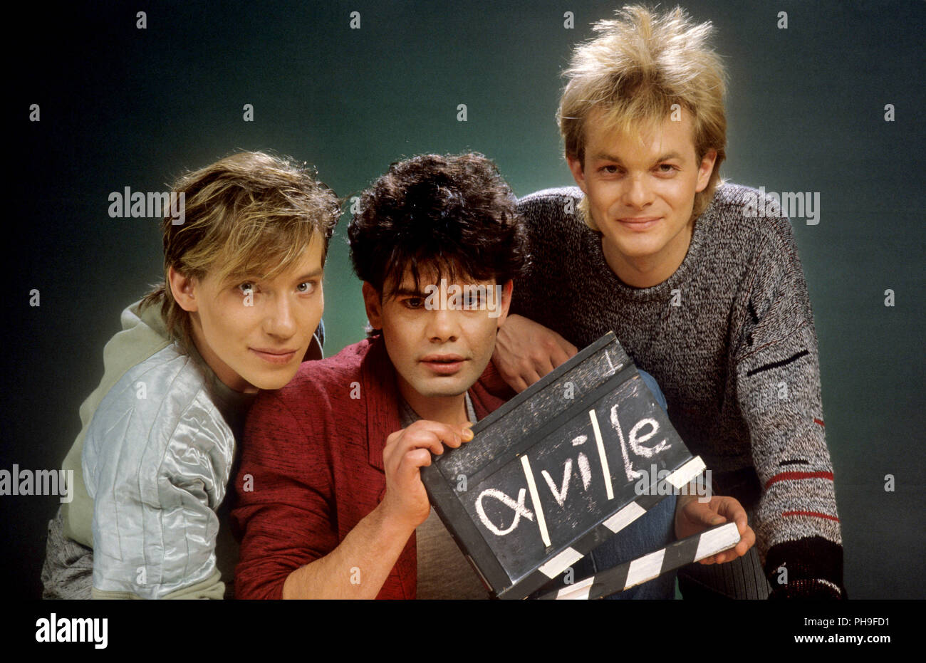 Alphaville (l-r): Bernhard Lloyd, Marian Gold, Frank Mertens) on 20.09. ...