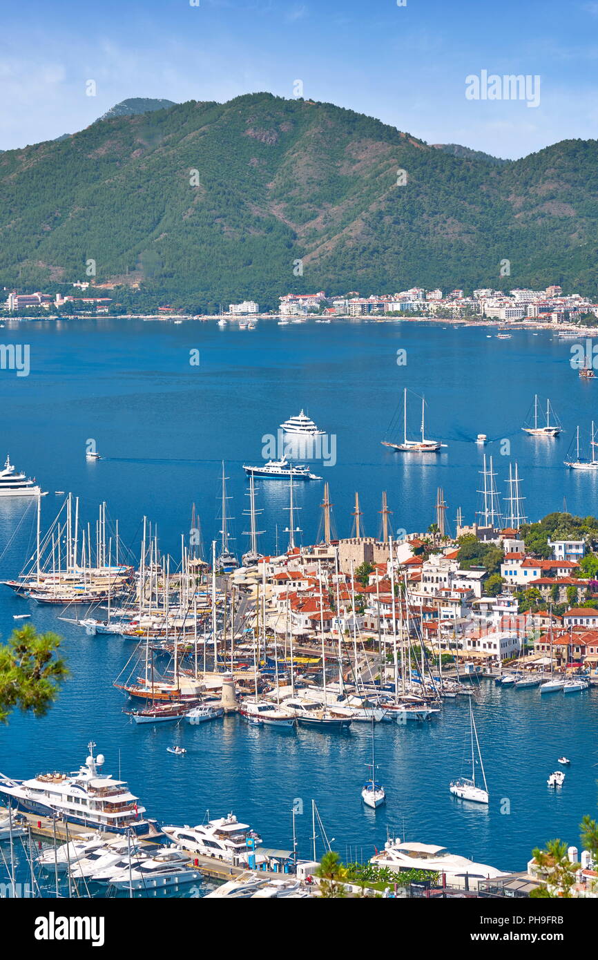 Marmaris Old Town and Harbour, Turkey Stock Photo - Alamy