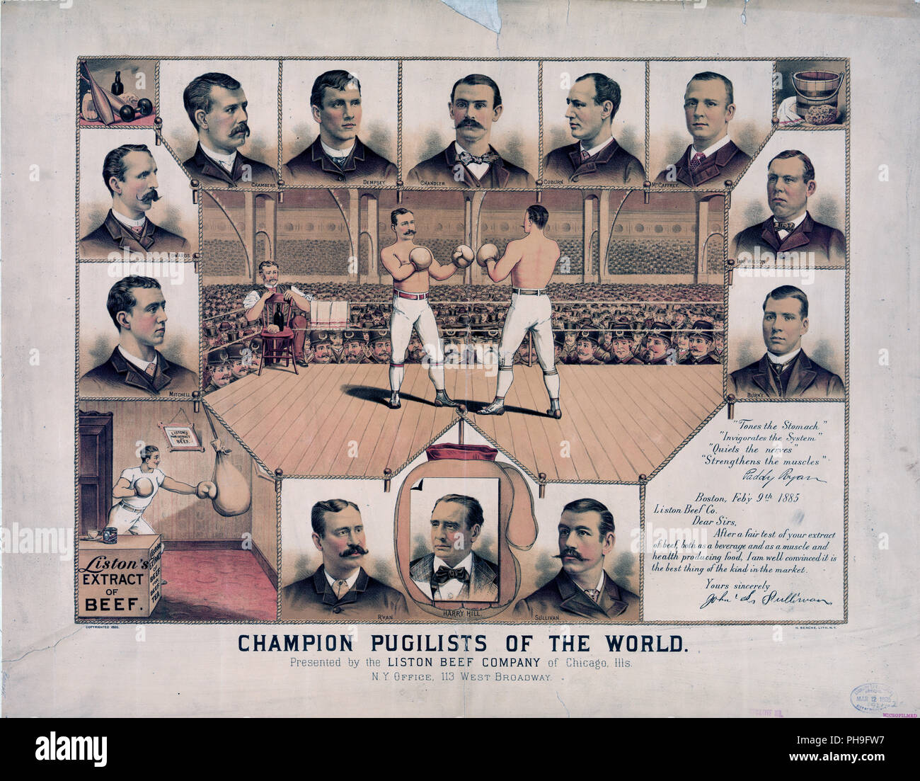 1800s champion boxers hi-res stock photography and images - Alamy